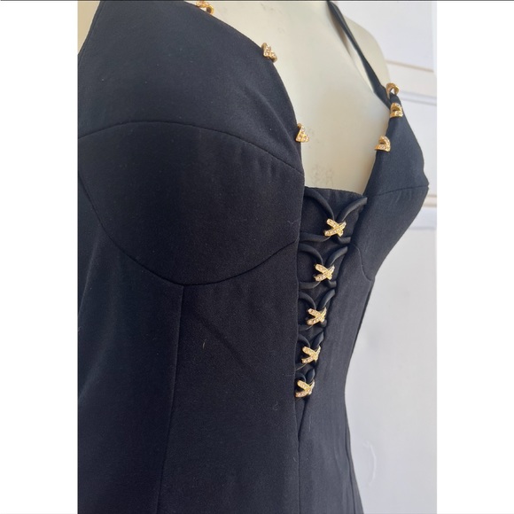 Janine of London | Dresses | Vintage Janine Of London Bustier 9s Black ...